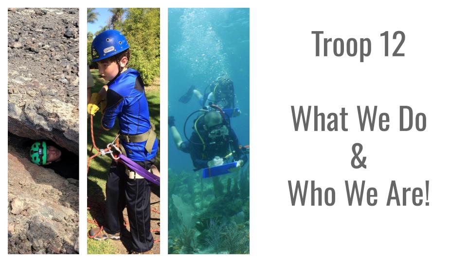 Welcome to Troop12's Public Home Page
